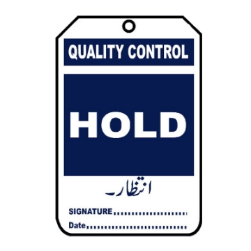 MJS Traders. Safety tags