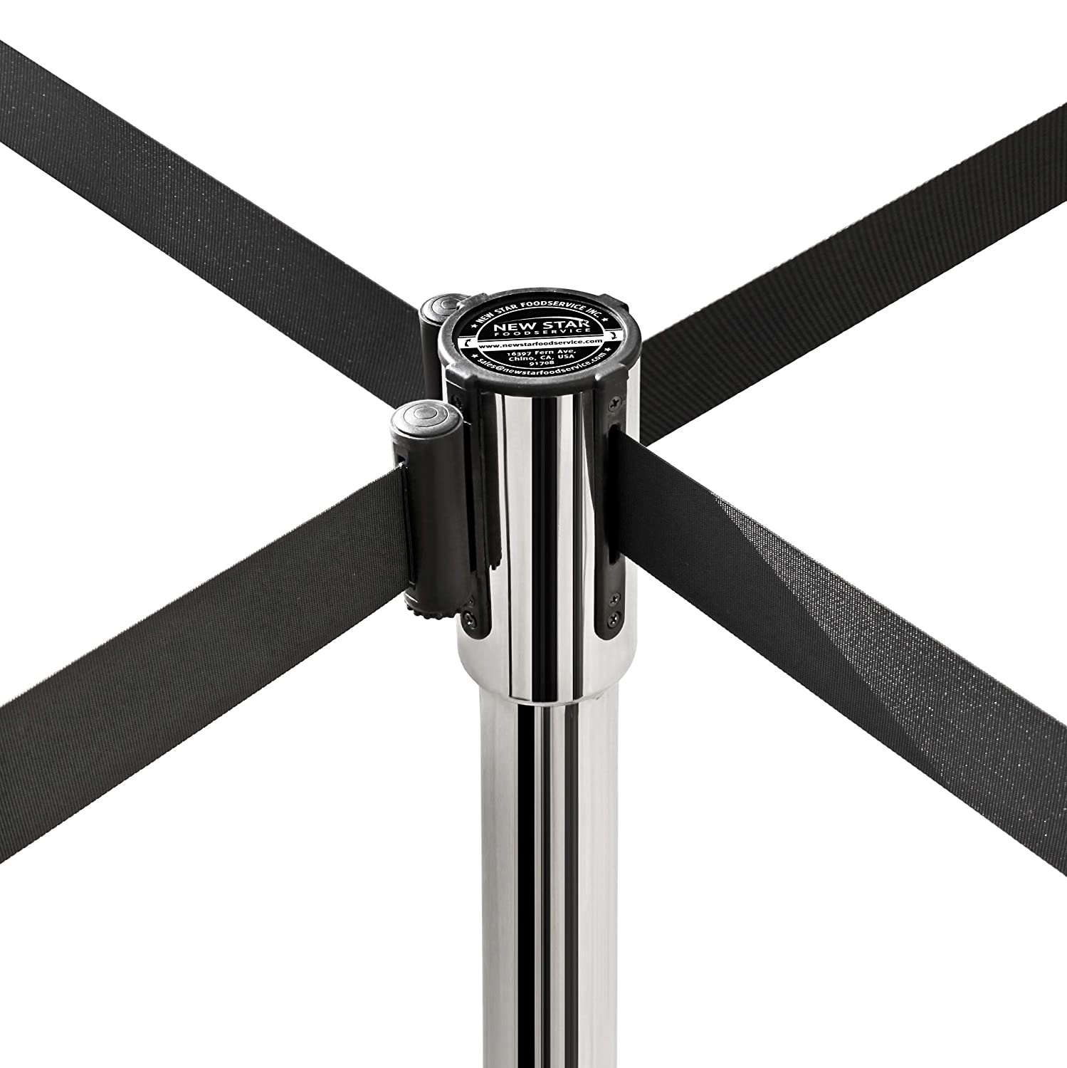 Buy Retractable Queue Pole Crowd Control Barrier Stainless Steel ...