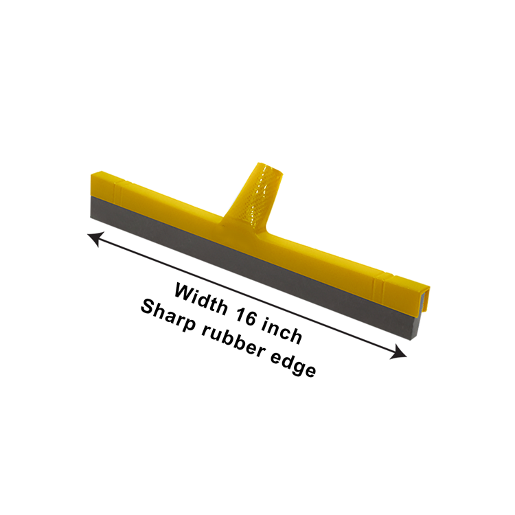 Buy Industrial FV075 Yellow 16 Inch Sharp Squeegee Rubber Edge Floor ...